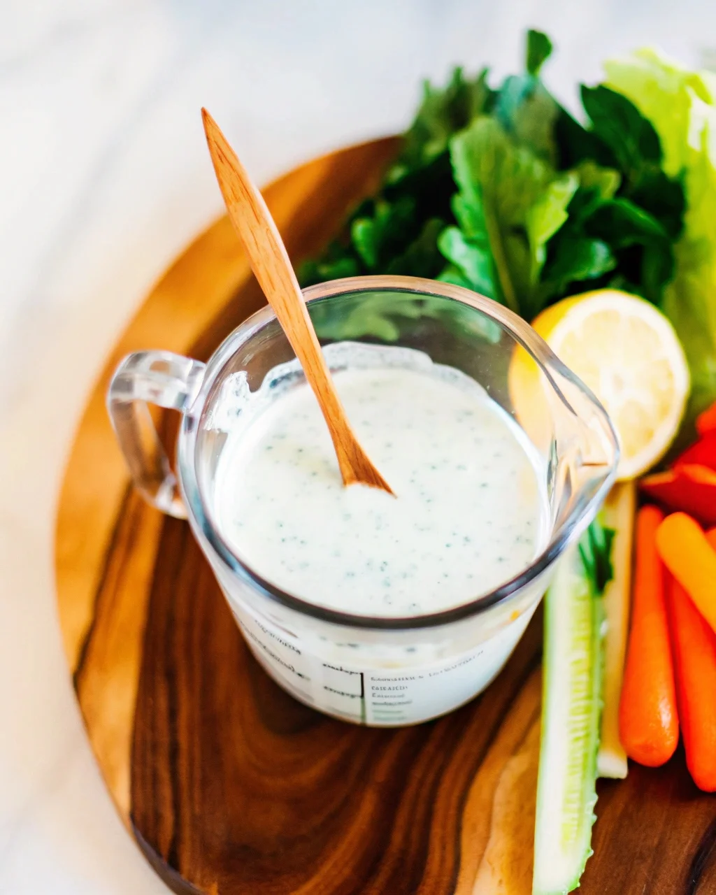 Easy Creamy Ranch Dressing Recipe - Made at Home! - FoodNFoodie