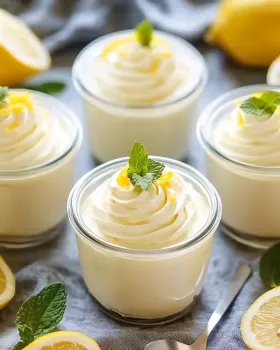 Lemon Mousse Delight is a refreshing dessert to savor. - FoodNFoodie