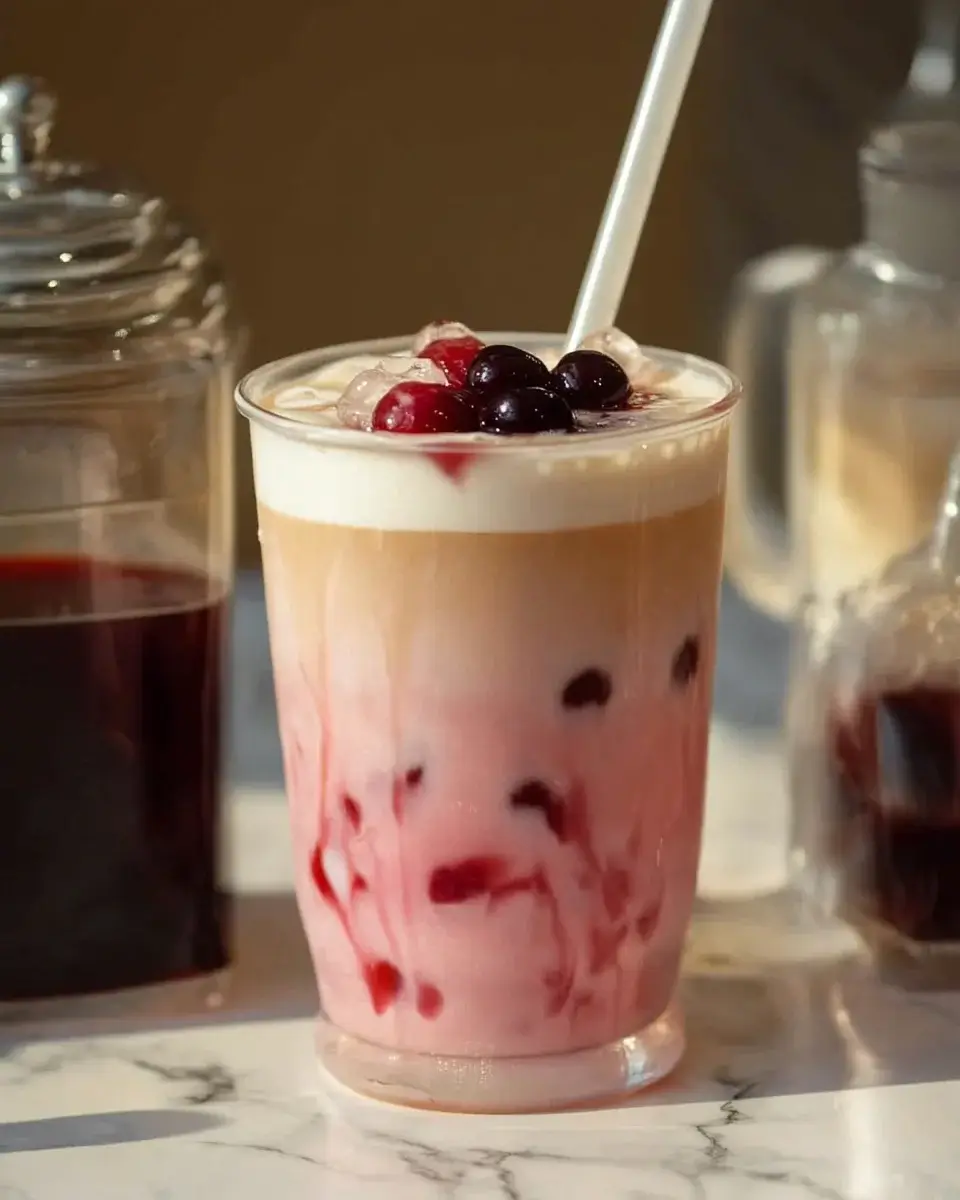 Cherry Vanilla Iced Latte: A Refreshing Summer Treat! - FoodNFoodie