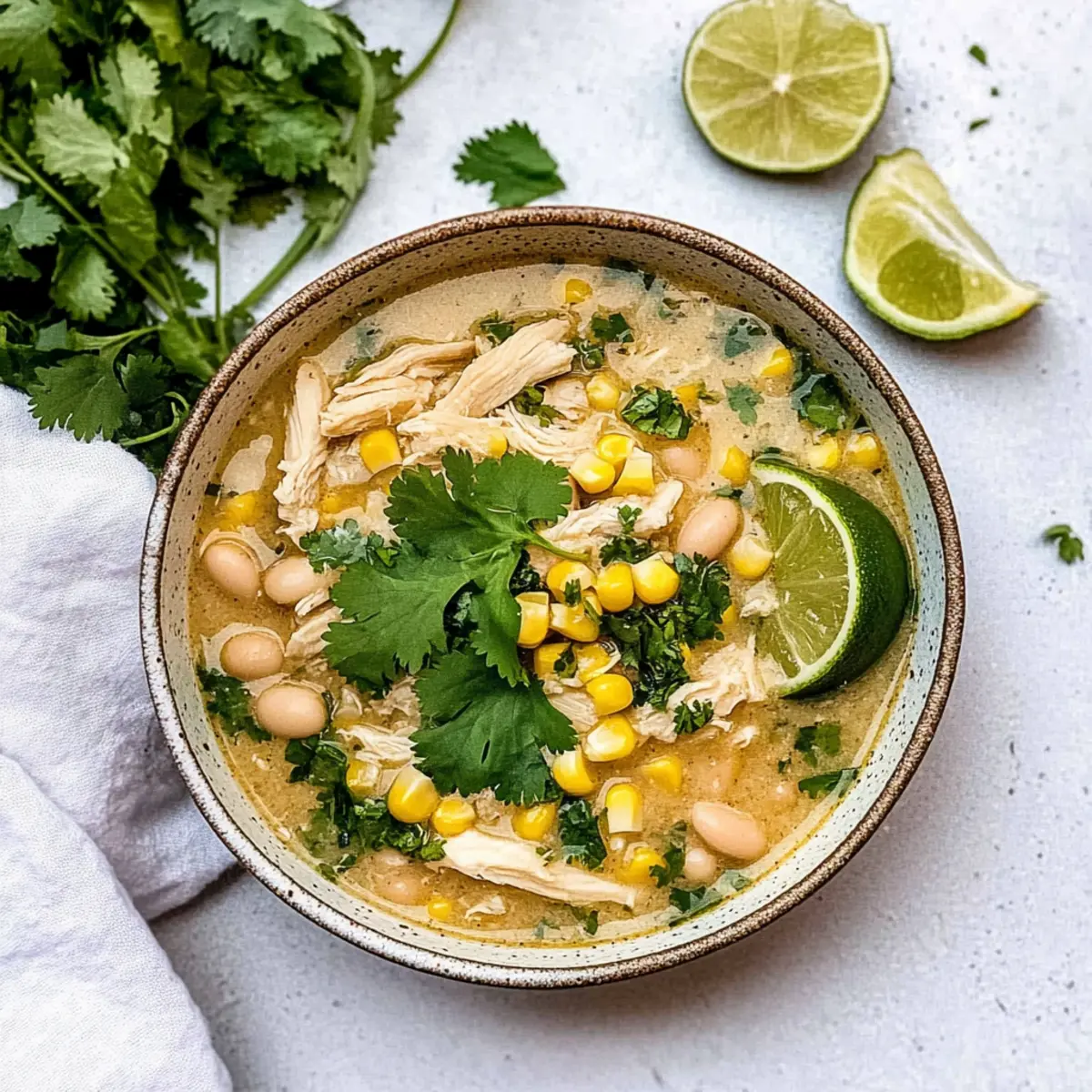 Irresistible White Chicken Chili with Salsa Verde for Comfort