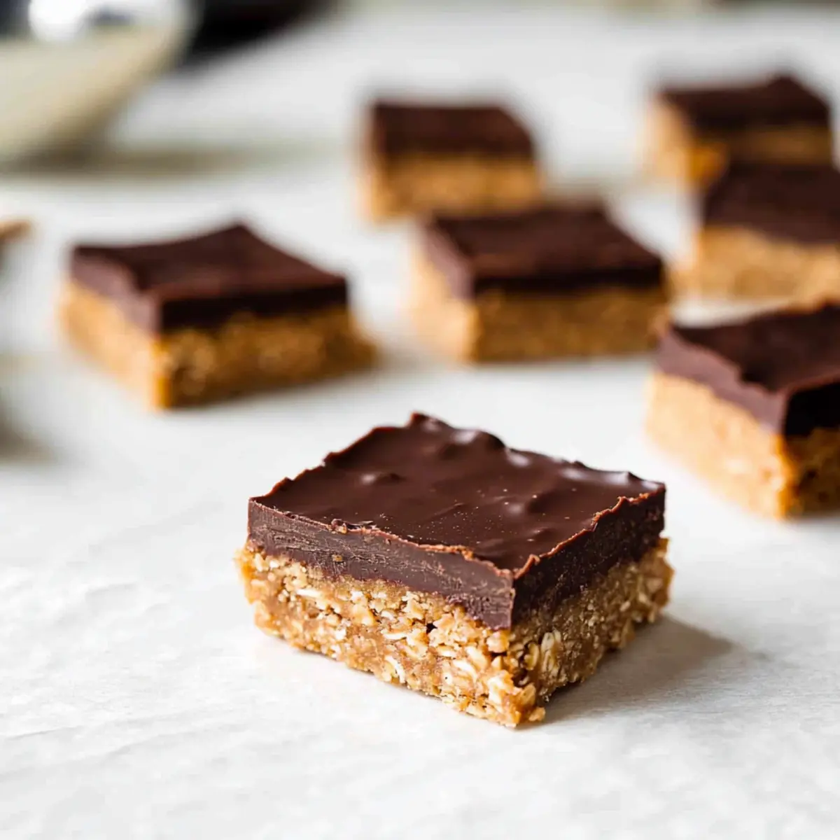 Irresistible Chocolate Peanut Butter Oatmeal Bars – Easy & Healthy